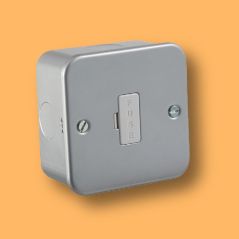 Metal Clad Unswitched Fuse Spur - Blackwater Electrical Supplies