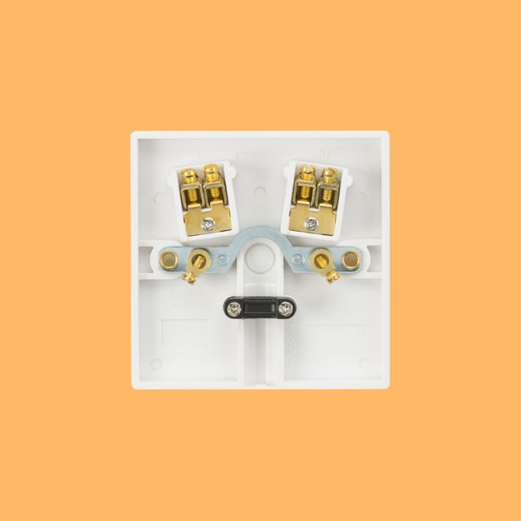 20amp Flex Outlet Plate Square Edge - White - Blackwater Electrical ...