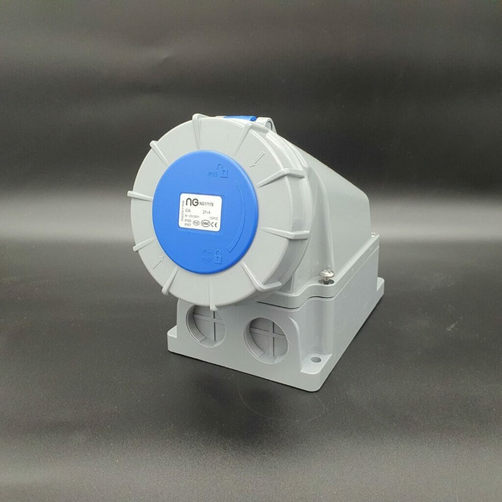 63A 3 Pin Wall Socket