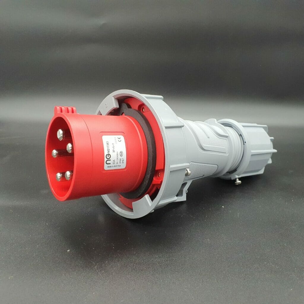 63 amp 5 Pin Industrial Plugs, Couplers and Sockets