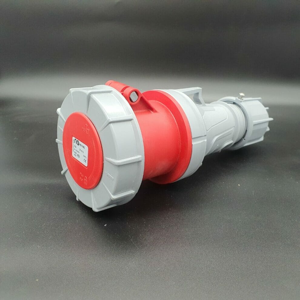 63A 5 Pin Coupler Red 415V IP67 - Niglon