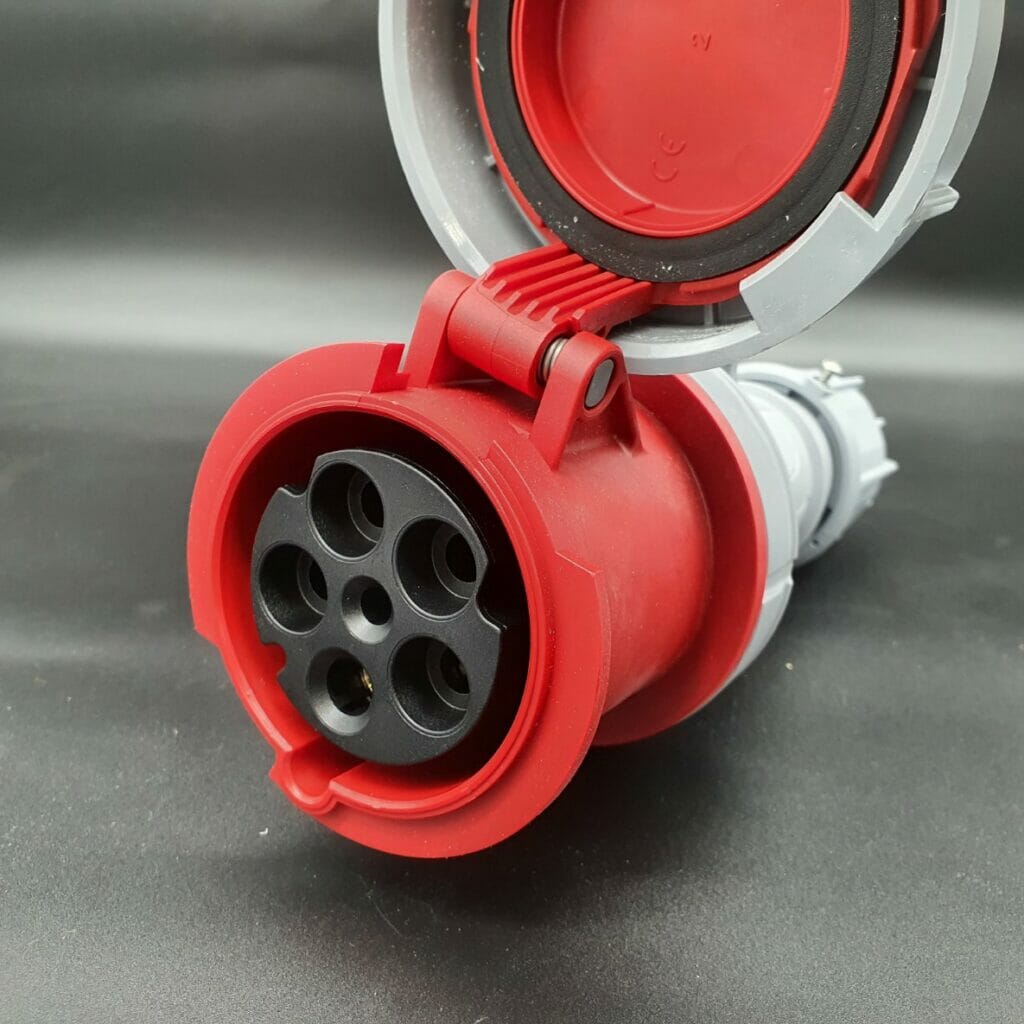 63A 5 Pin Coupler Red 415V IP67 - Niglon