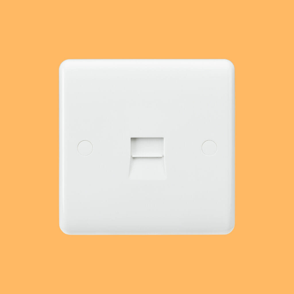 Knightsbridge Curved Edge Telephone Master & Slave Sockets Archives ...