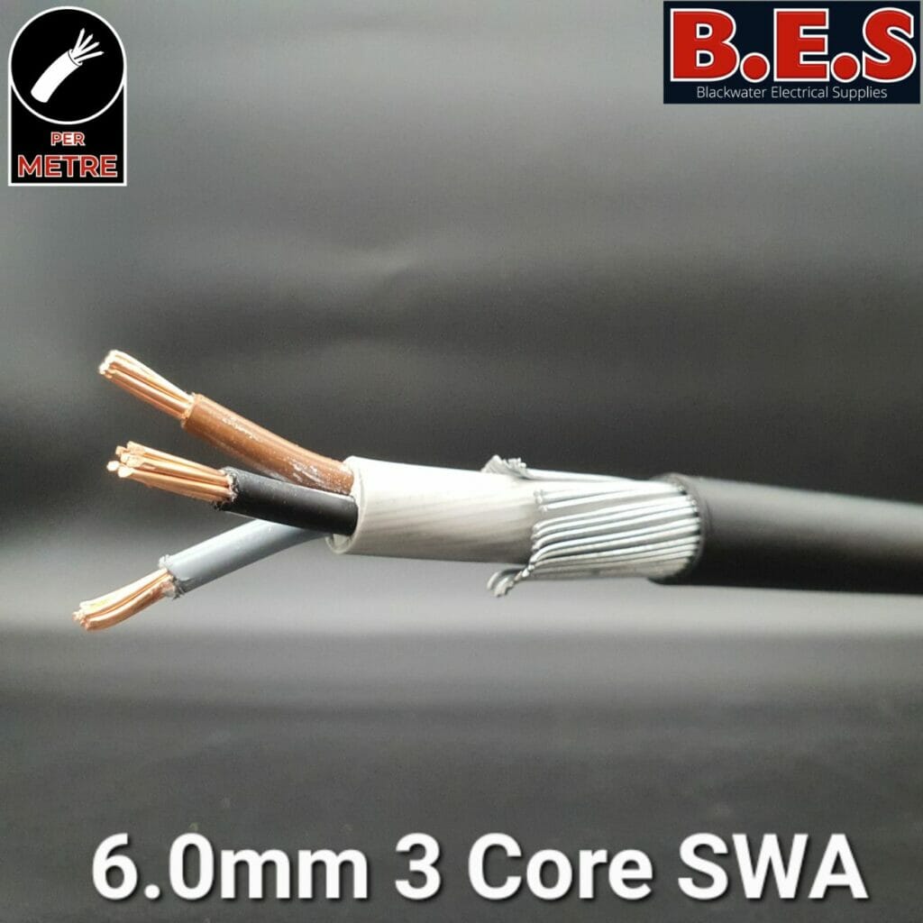 3 Core SWA Armoured Cable - 1.5mm - 2.5mm - 4mm - 6mm - 10mm - 16mm ...